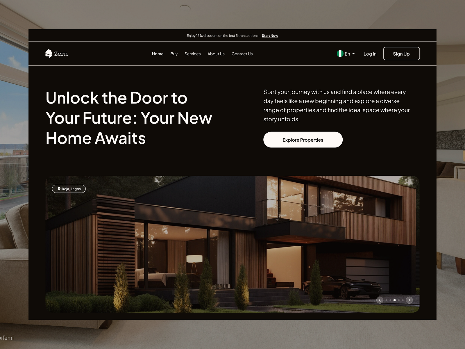 Real Estate Ui Design Concept By Daramola Femi Oluwatobi On Dribbble 