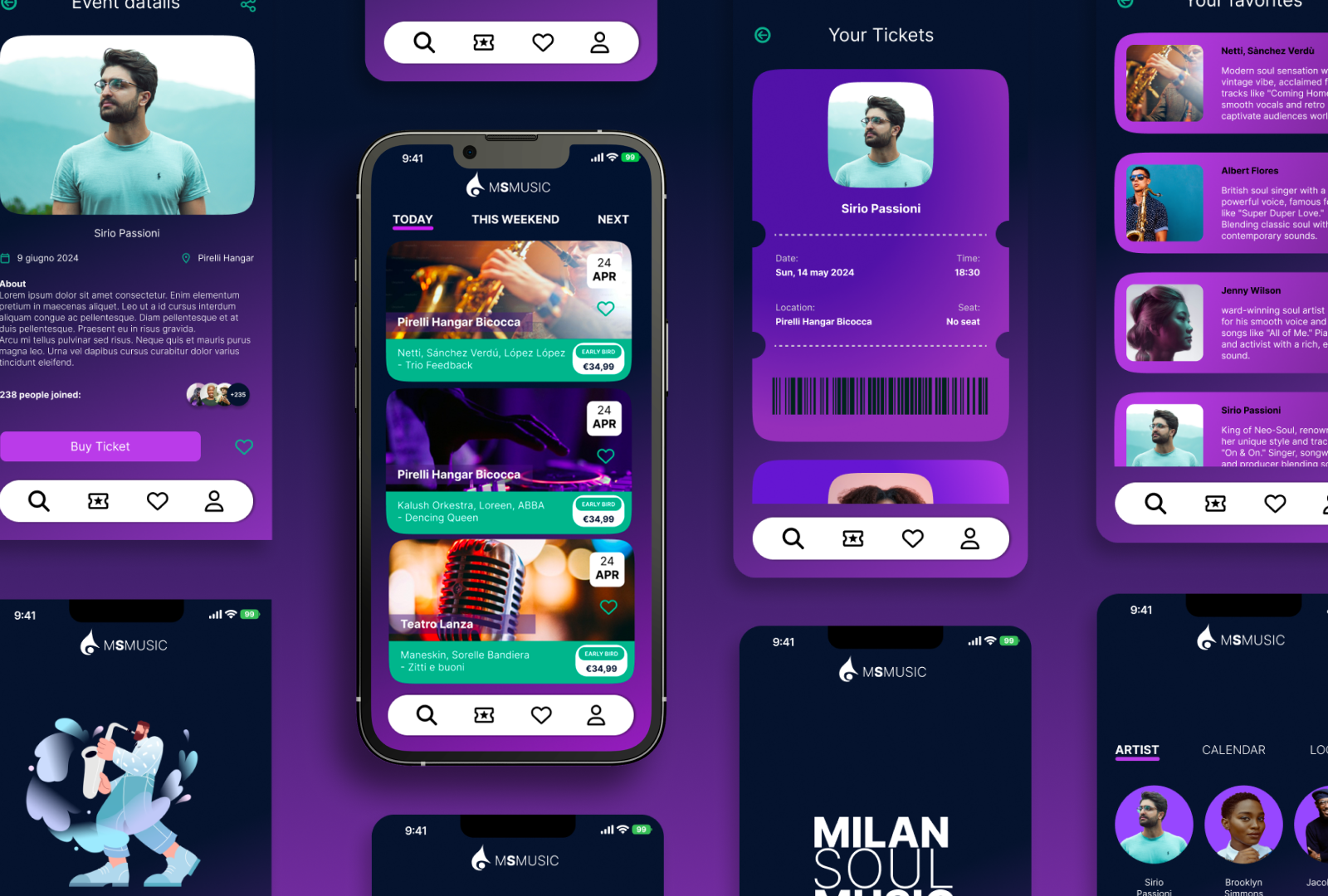 Event App By Marco Dal Molin On Dribbble