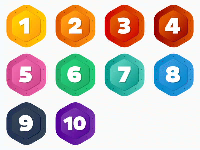 Achievement Badges [Lottie File] by Mie Nakae on Dribbble