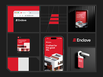 Enclave - Visual Identity by Fata Hibban on Dribbble