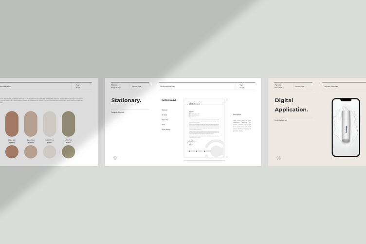 Minimalist Brand Guidelines Design by Robby on Dribbble