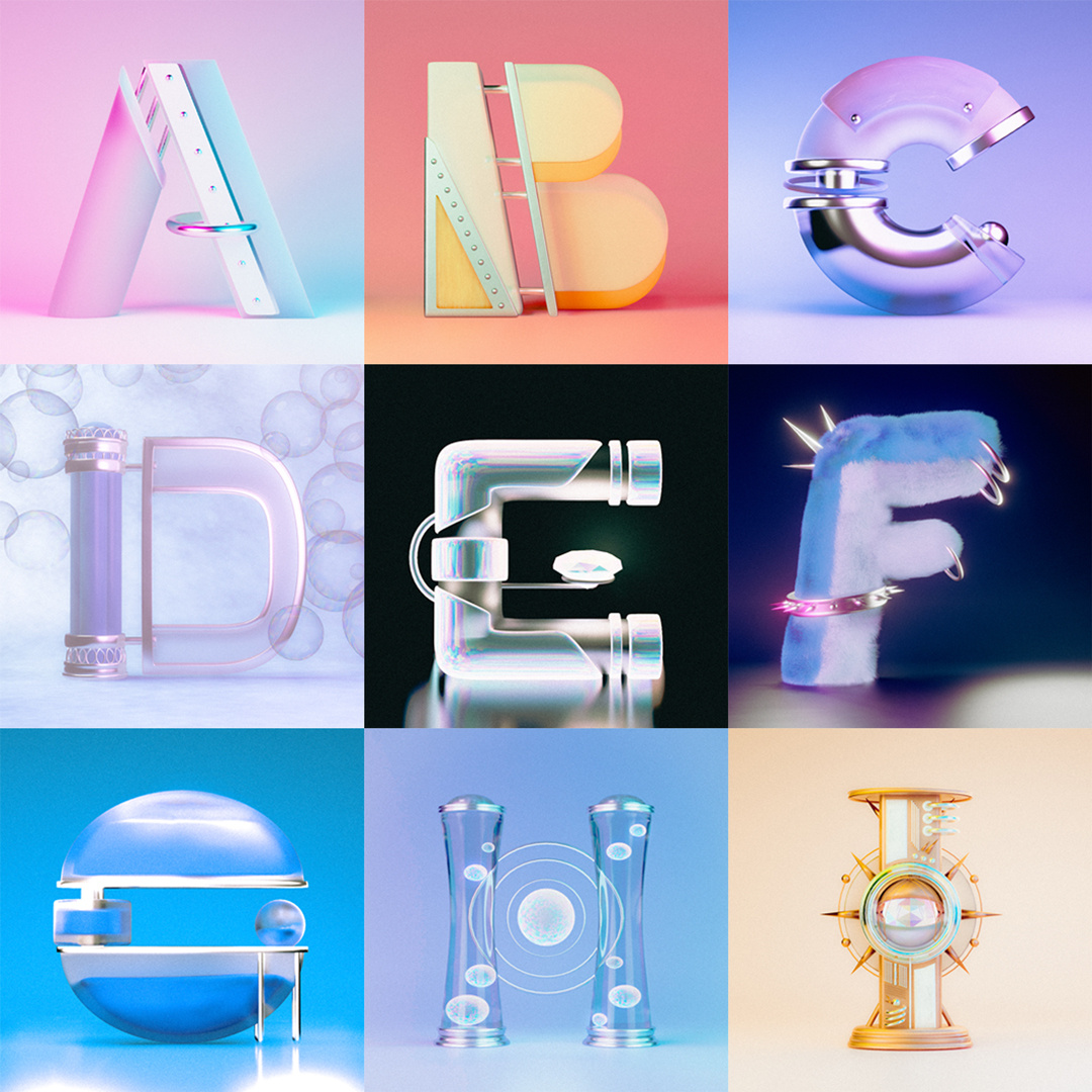36 Days of Types by Kyoko Kawashima on Dribbble
