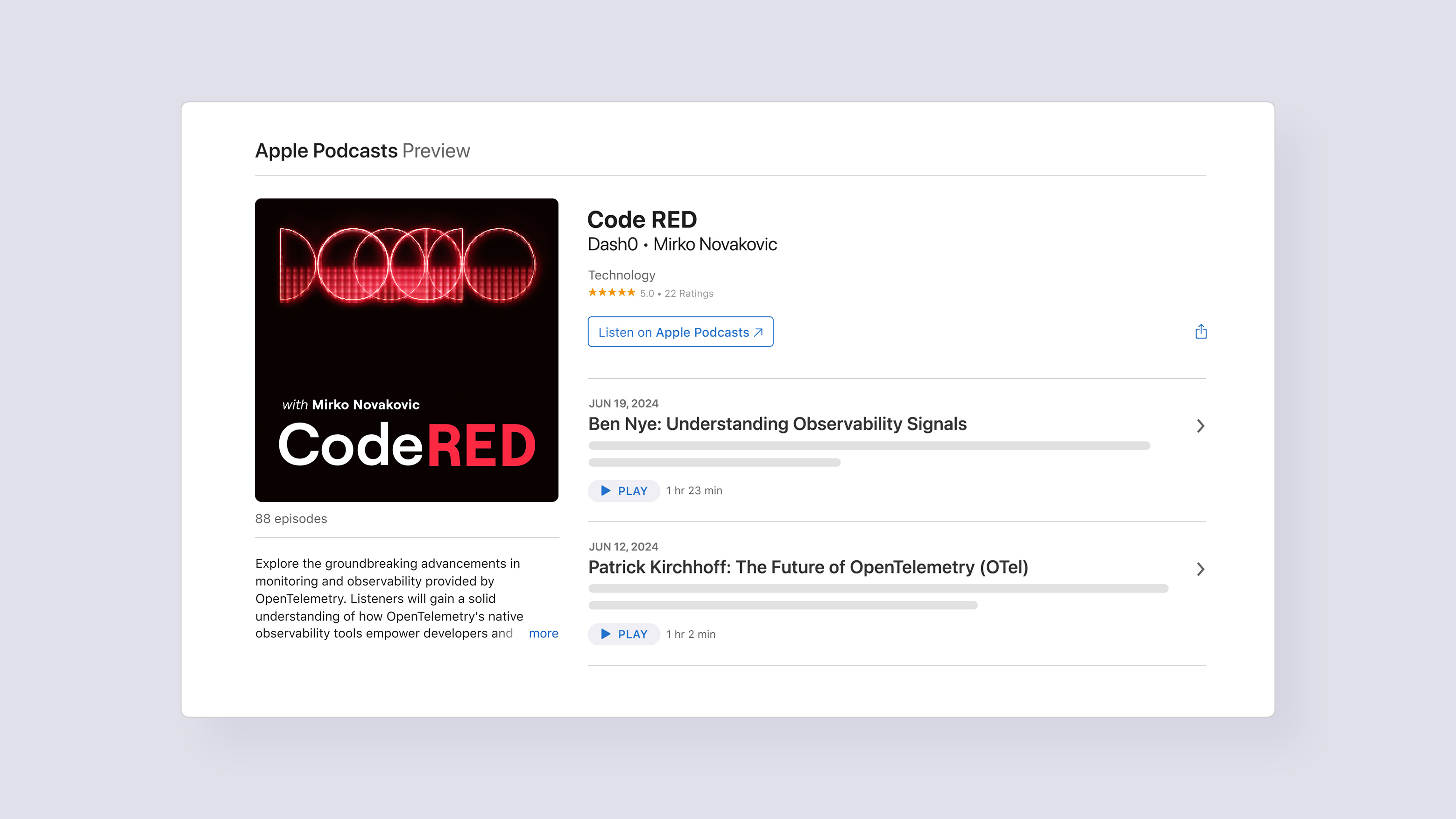 Code RED — Podcast Cover by Matt Worde on Dribbble