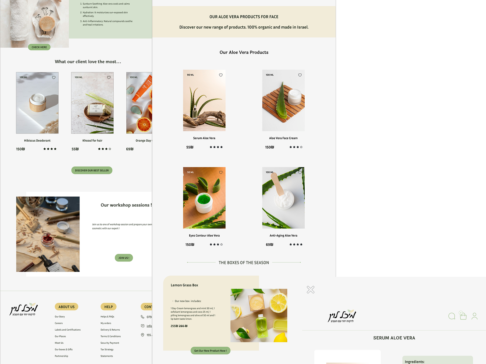 Michal Levin re-design website by Aurelie Ben David on Dribbble