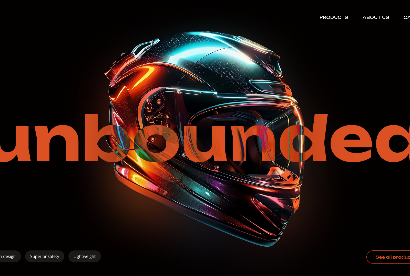 E-com ui design for a motorbike helmets online store by Vladimir ...