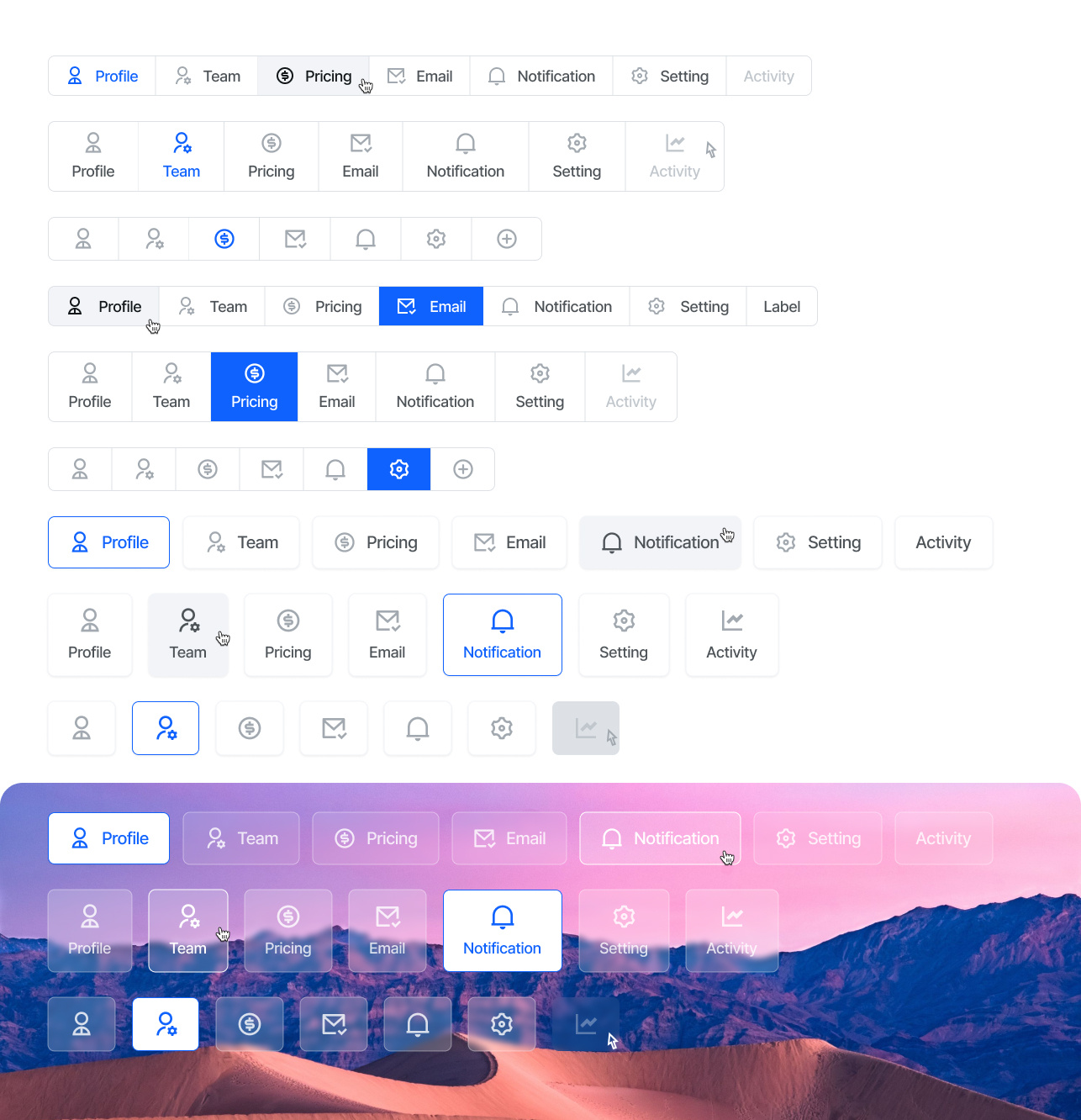 Browse thousands of Segmented Button images for design inspiration ...