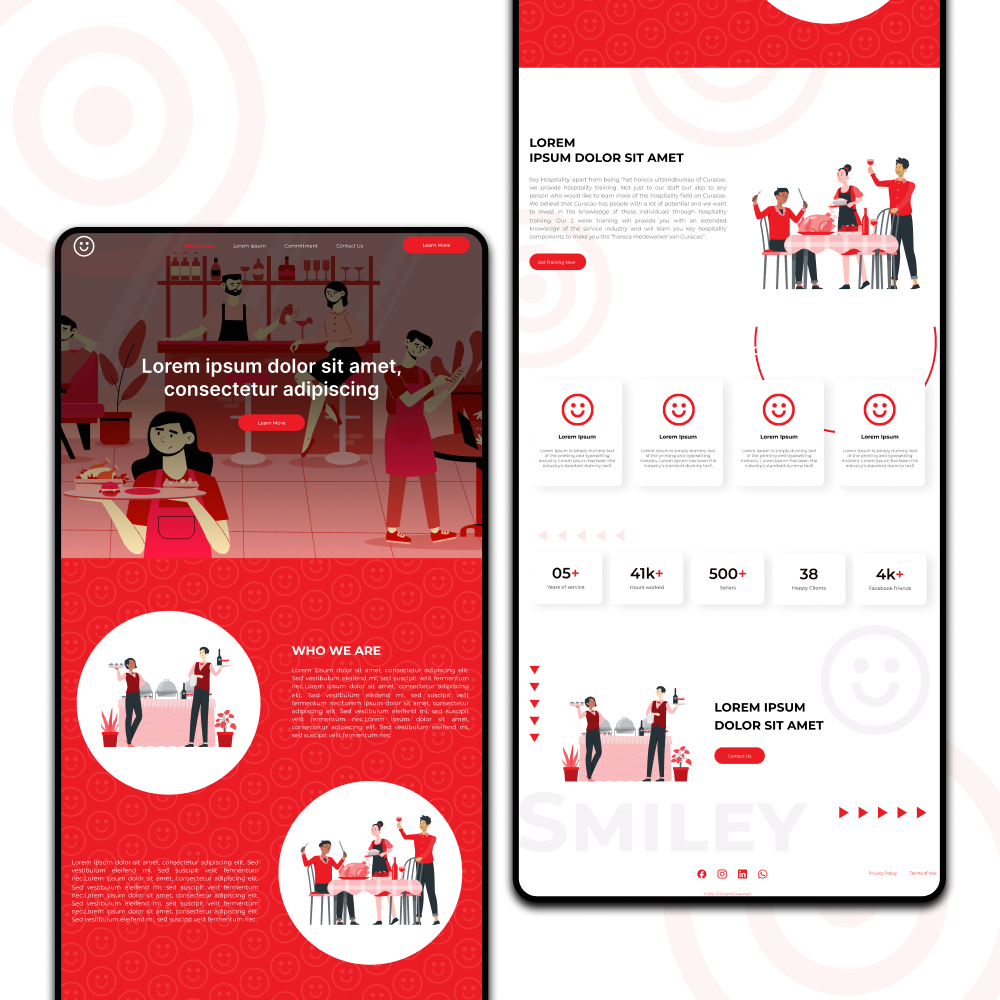 Restaurant Landing Page Ui By Raseen Ahmed On Dribbble