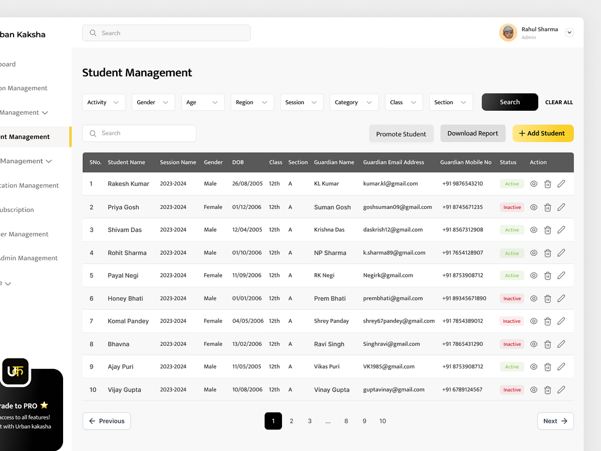 Table Ui Designs Themes Templates And Downloadable Graphic Elements On Dribbble