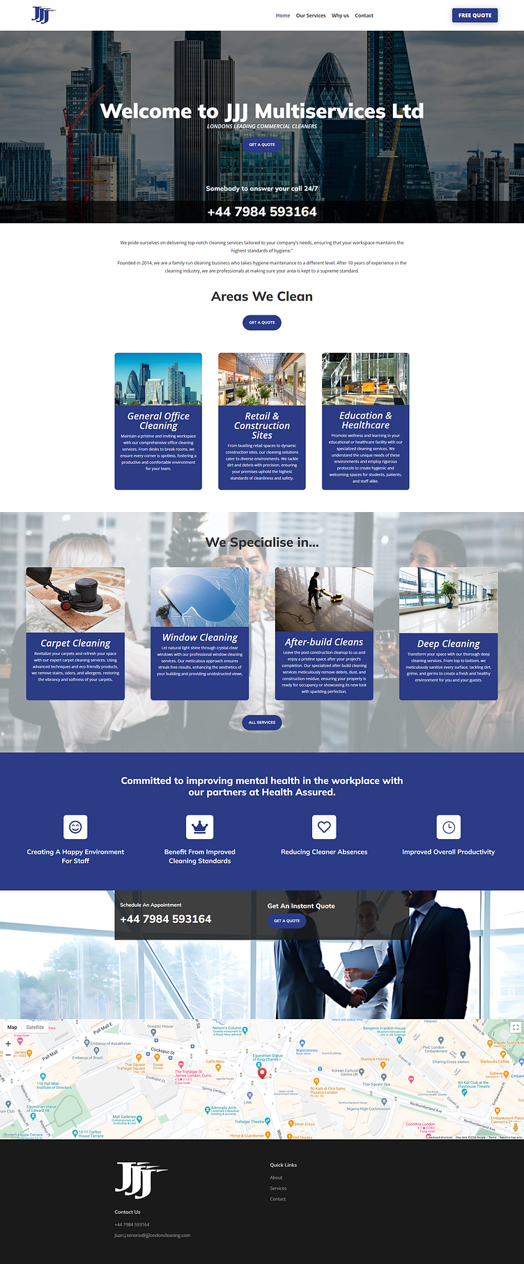 JJJ Multiservices Ltd by Joshua Rakoski on Dribbble