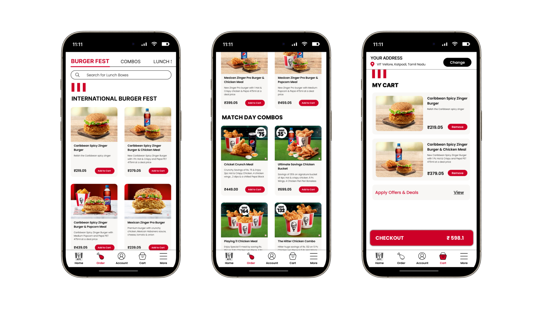 KFC REDESIGN | Mobile & Desktop | by Yogeshwar on Dribbble