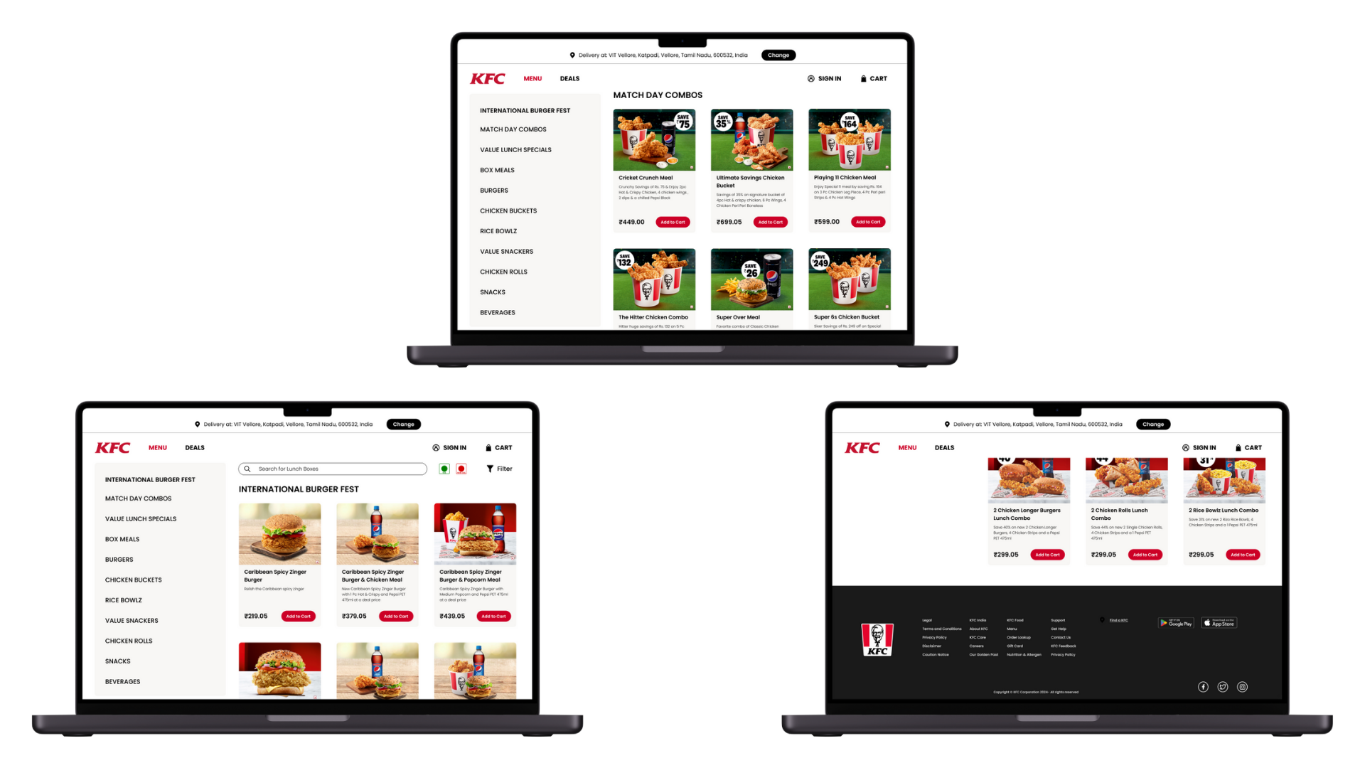 KFC REDESIGN | Mobile & Desktop | by Yogeshwar on Dribbble