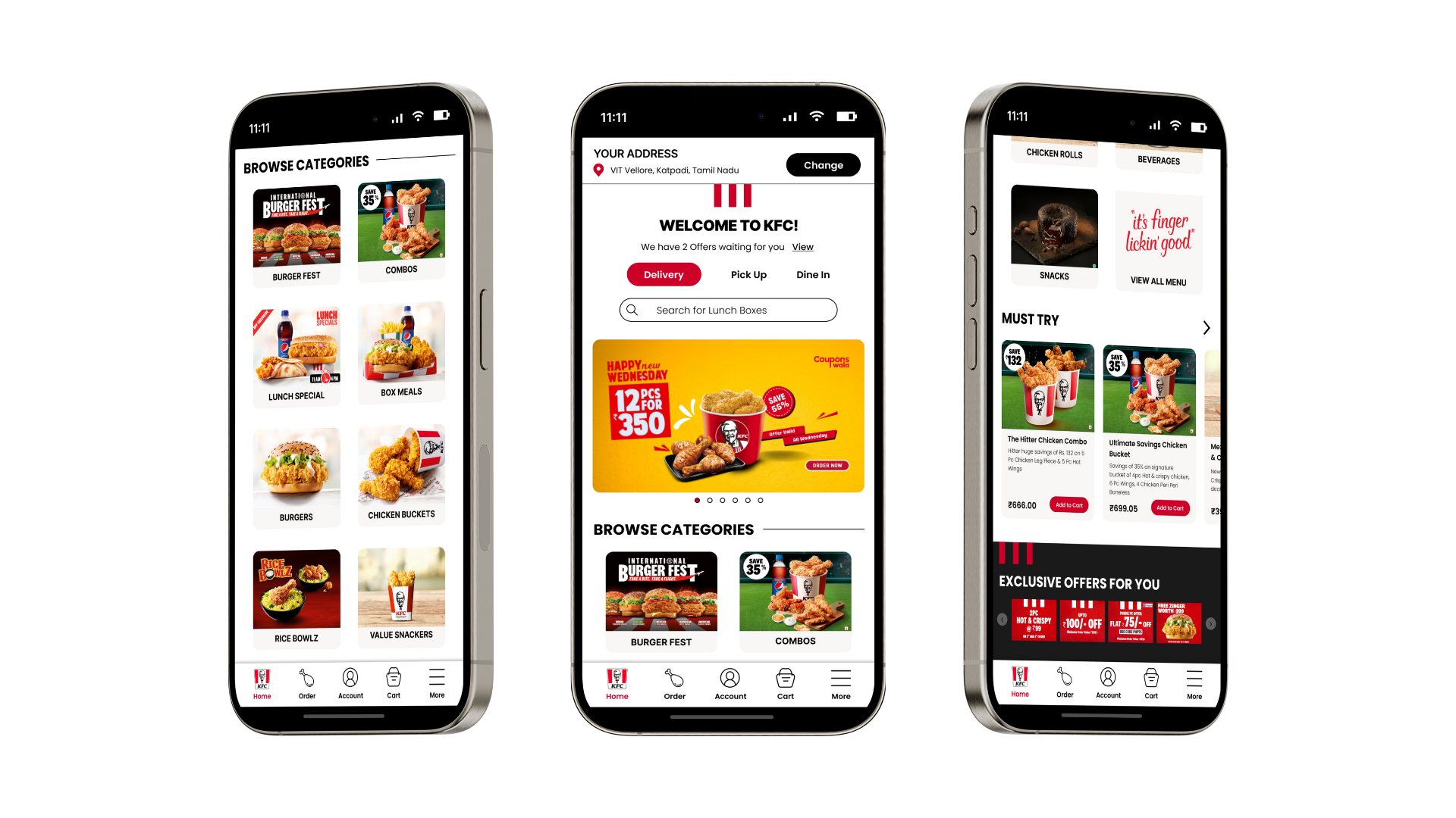KFC REDESIGN | Mobile & Desktop | by Yogeshwar on Dribbble