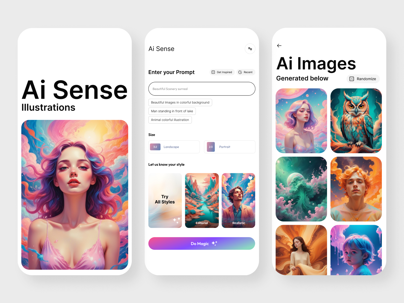Ai app design mobile app by lazy kar for LazyInterface UI UX Team on Dribbble