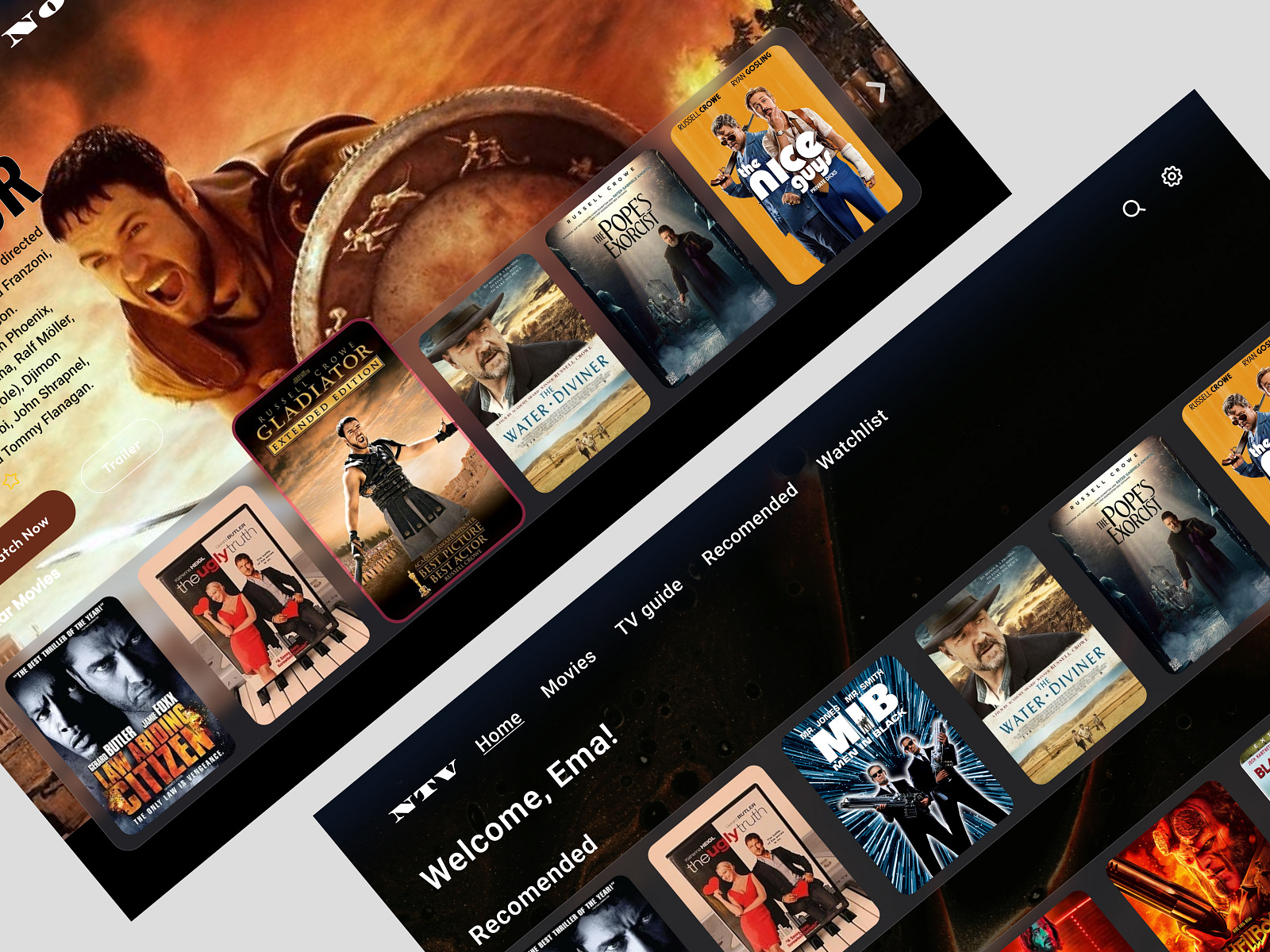 TV OTT App by Ema Dimitrieska on Dribbble