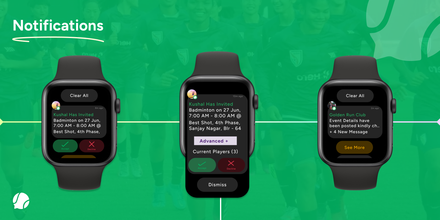 PlayO - Apple Watch App - UI by Bhanu Prakash C S on Dribbble
