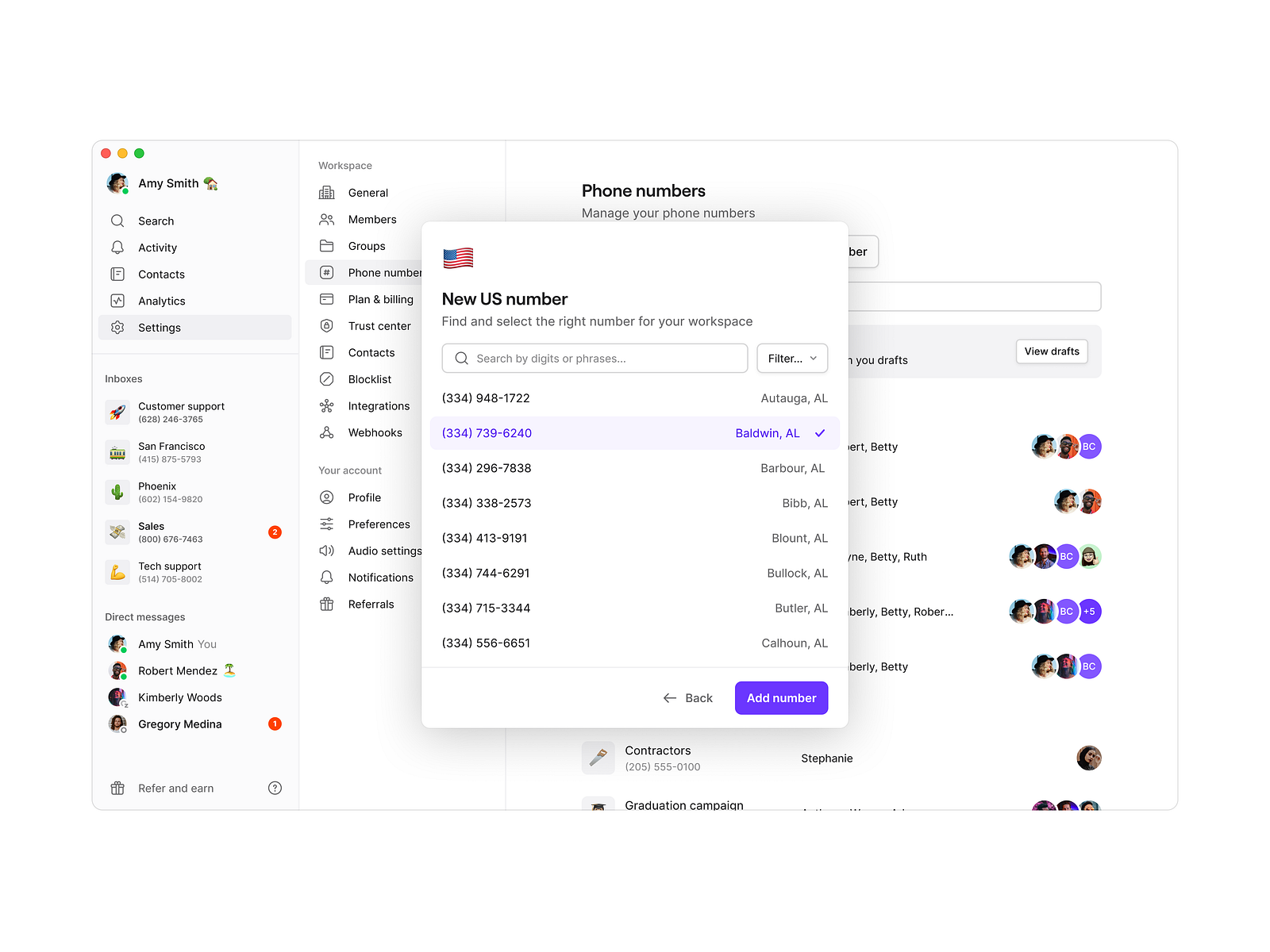 Select a new number by Danilo Tanic for FineTune on Dribbble