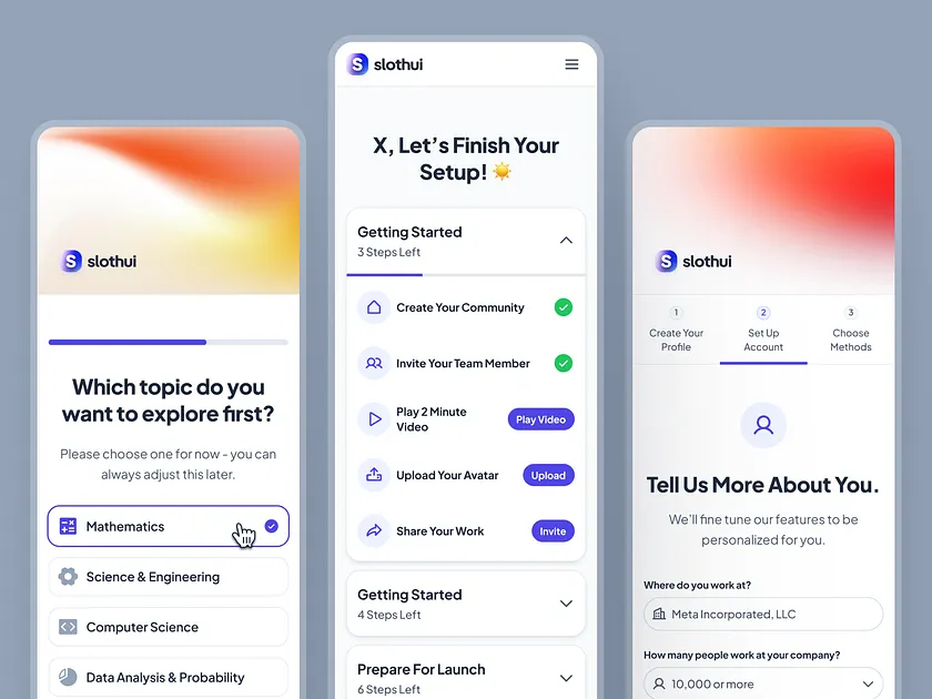 Progress UI designs, themes, templates and downloadable graphic ...