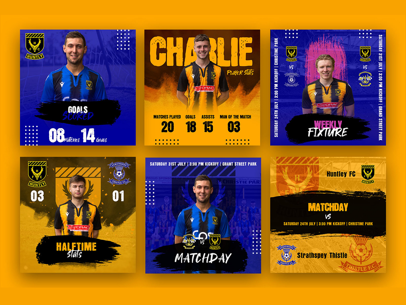Football Club Post Design by Rushabh Parekh on Dribbble