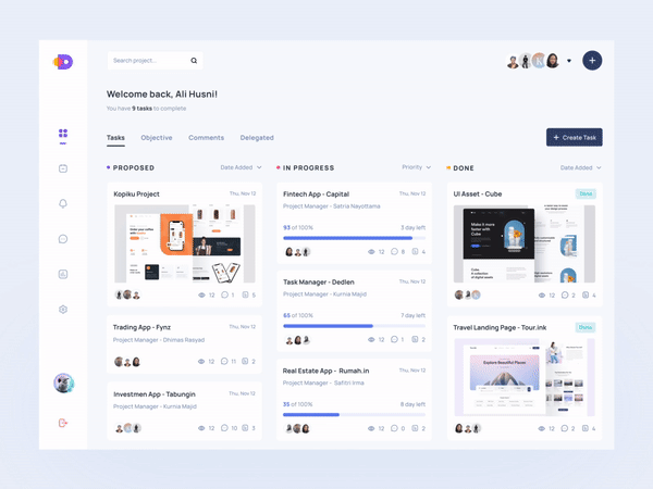 Dashboard Microinteractions by MK on Dribbble