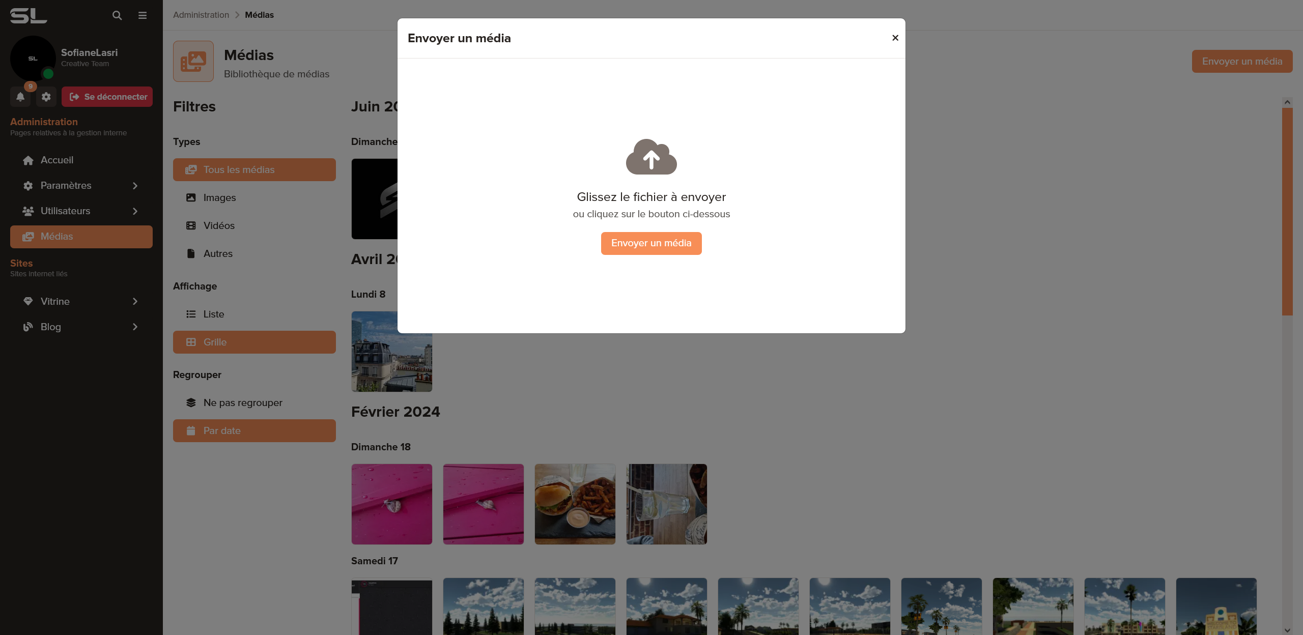 SL-Projects Dashboard by Sofiane Lasri on Dribbble