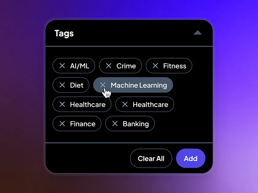 Tags UI designs, themes, templates and downloadable graphic elements on ...