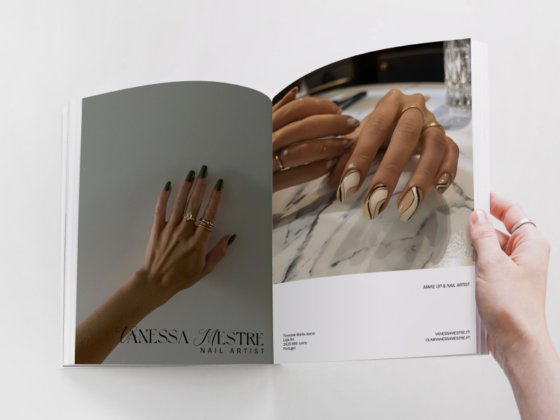 Portfolio design | Nail Artist Personal Brand by Daniela Veríssimo on ...
