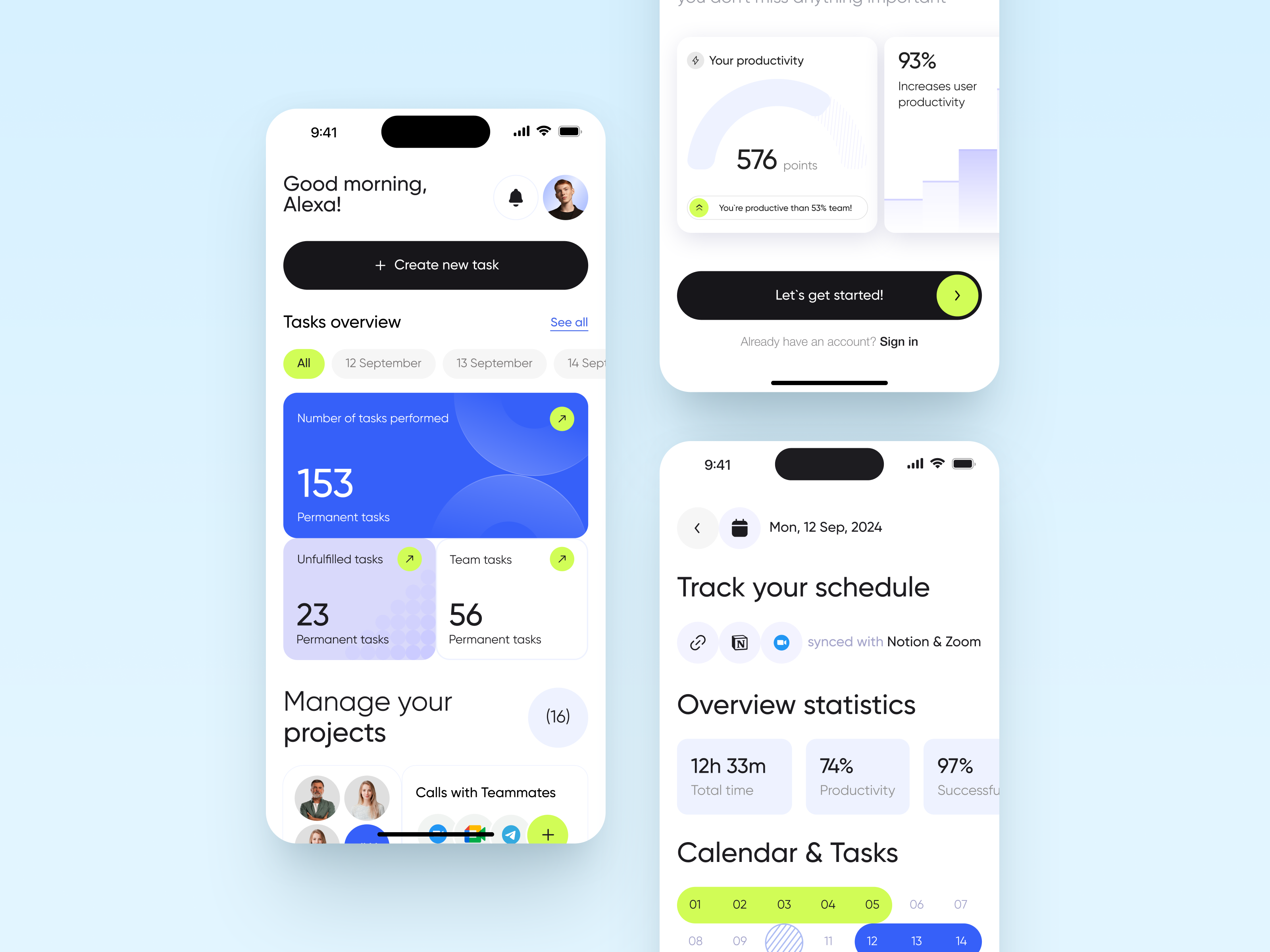 FocusFlow - SaaS Mobile App by Arounda UI/UX for Arounda on Dribbble