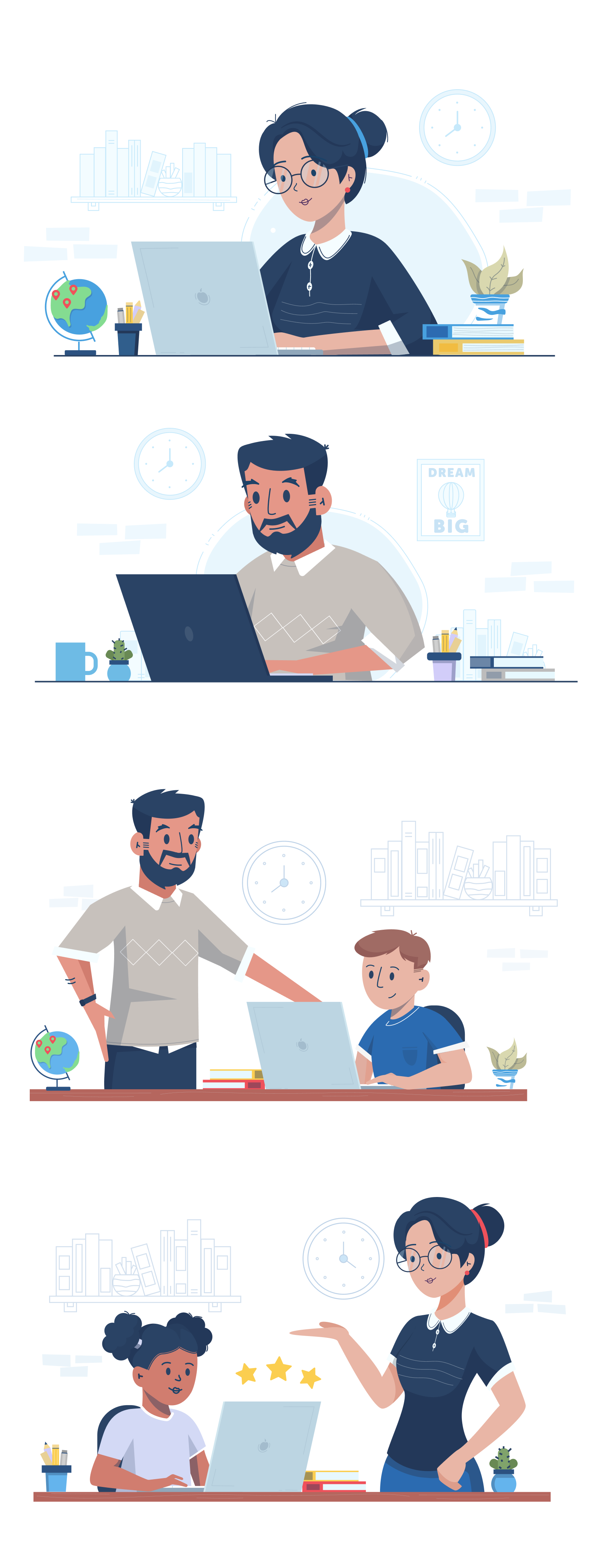 Meet the Typing team by Al Power™ on Dribbble