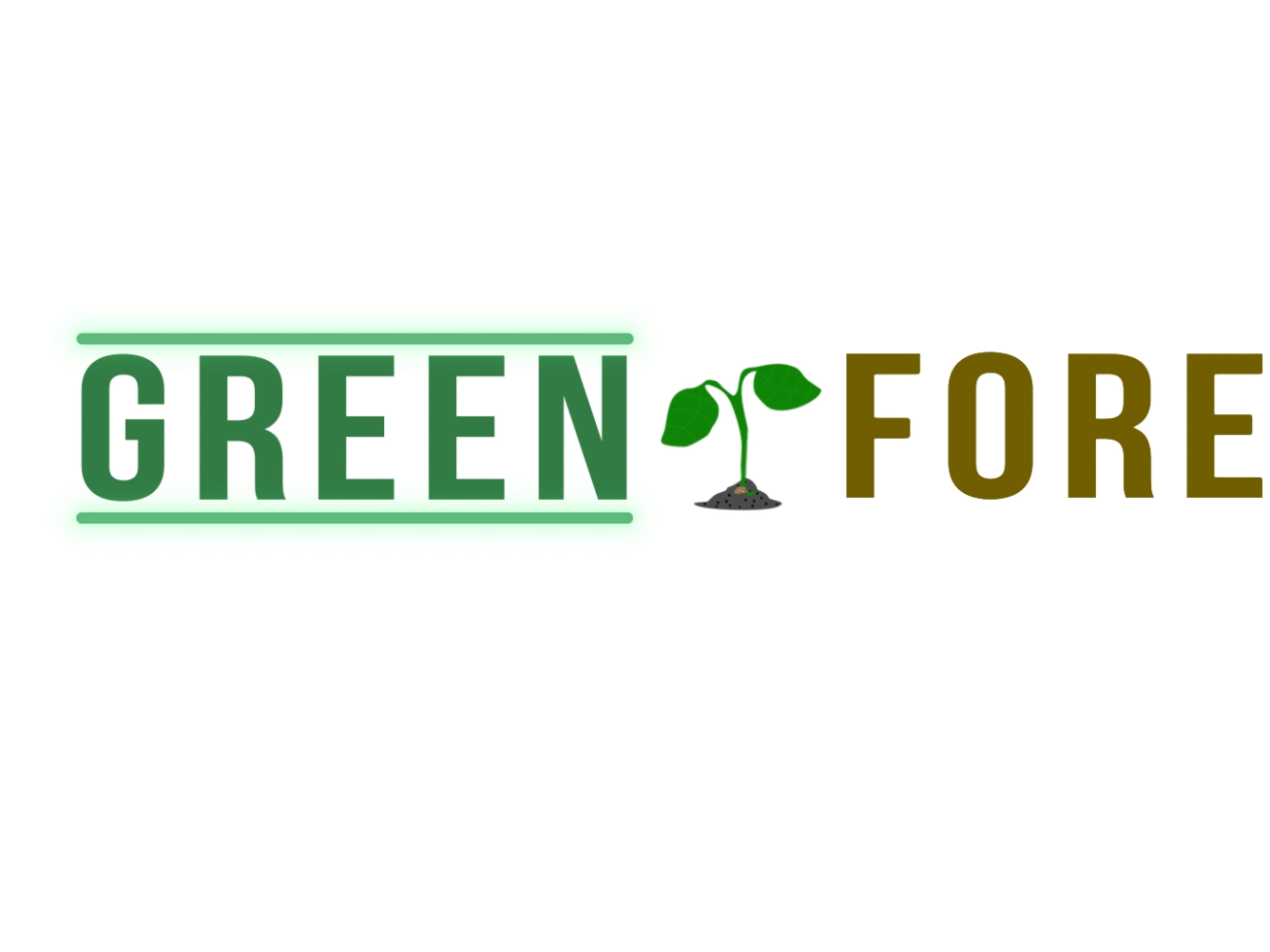 Green forest // Logo animation by Yelyzar Fedas on Dribbble