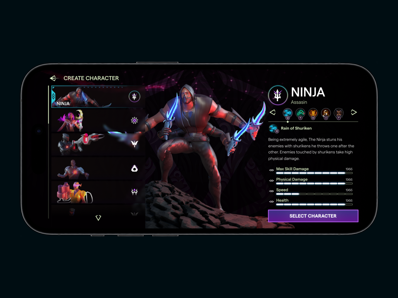 Character Selection Screen - Game UI Design by Stephen Jeremiah on Dribbble