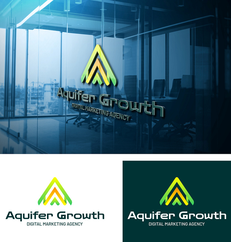 Aquifer Growth Logo Design by Dikdik Rachmat Nurdiansyah on Dribbble