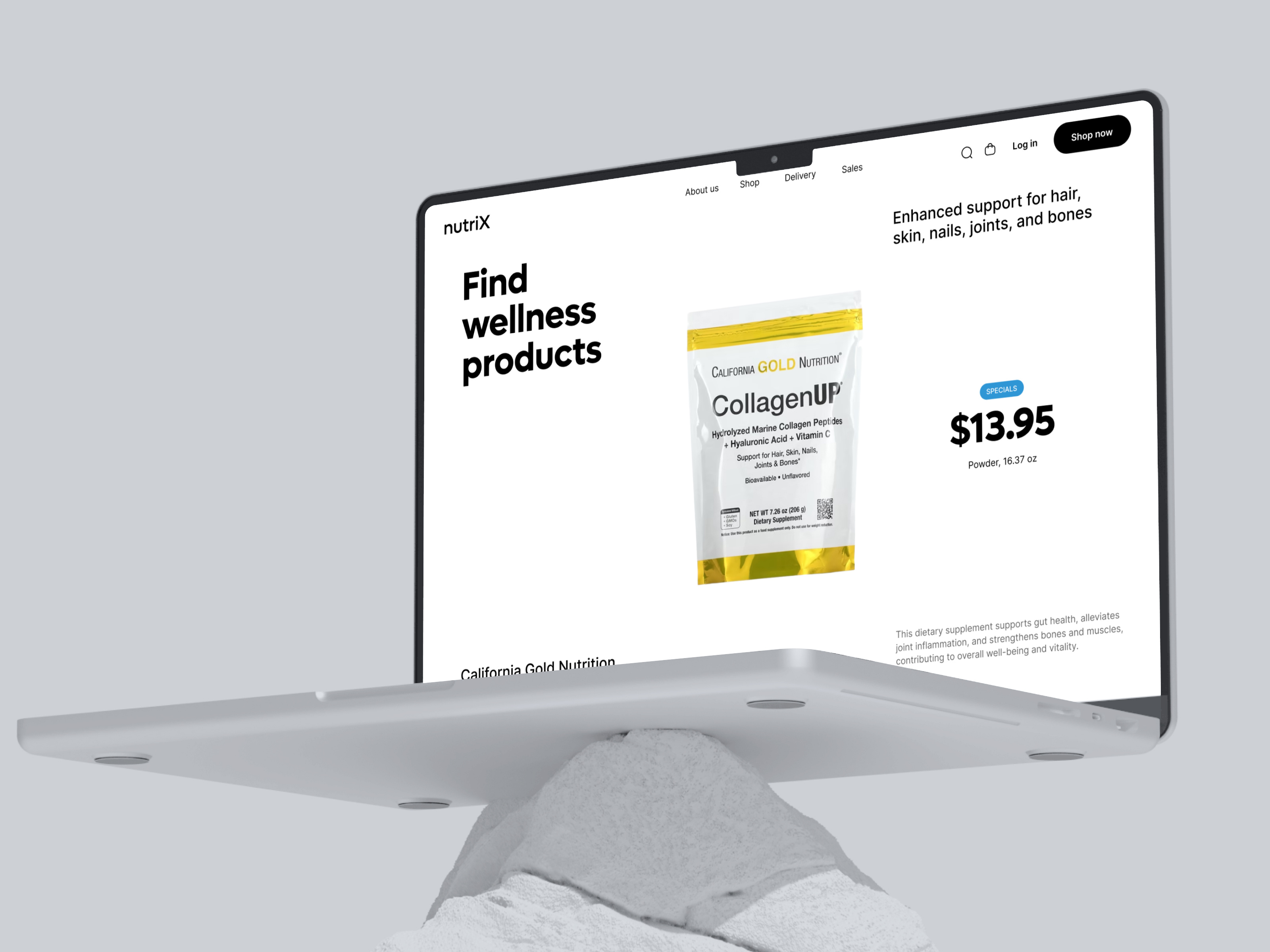 nutriX ecommerce interaction by Taras Migulko for Emote on Dribbble