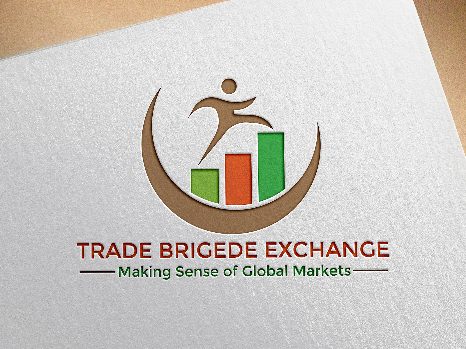 TRADE BRIGEDE EXCHANGE LOGO DESIGN by Rupali Rani on Dribbble