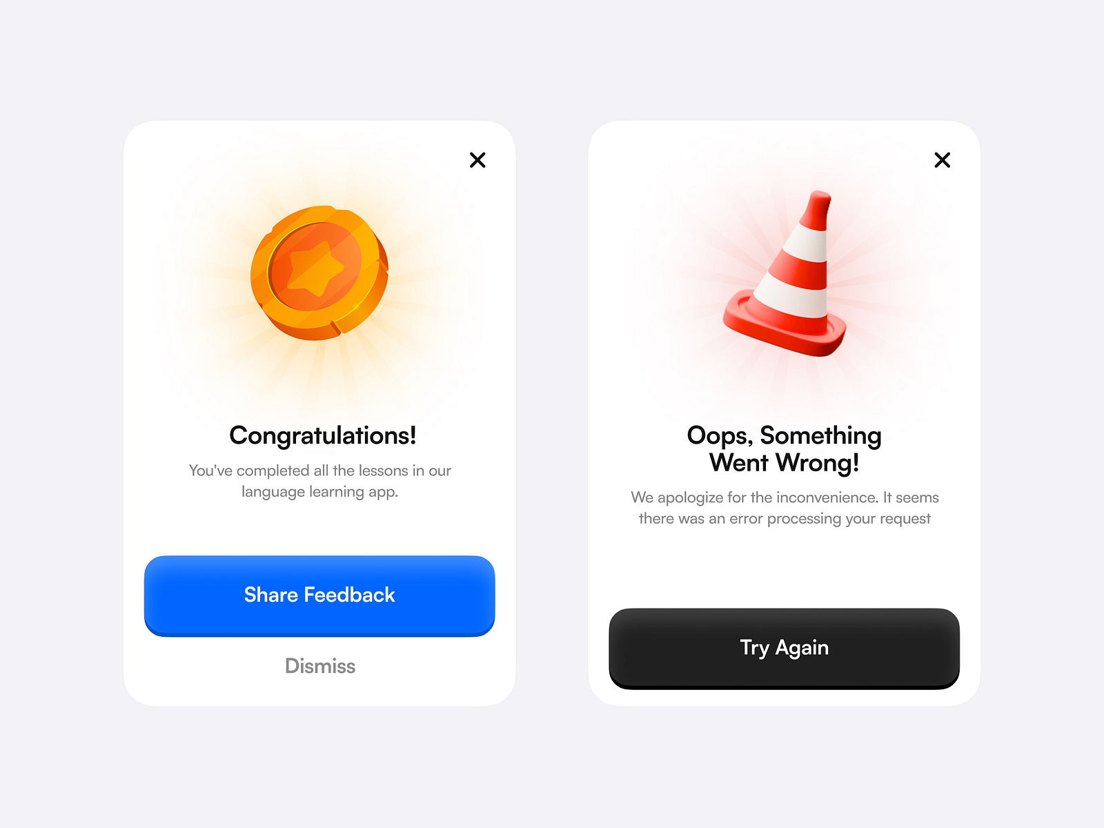UI Cards by Hossein Fathi on Dribbble
