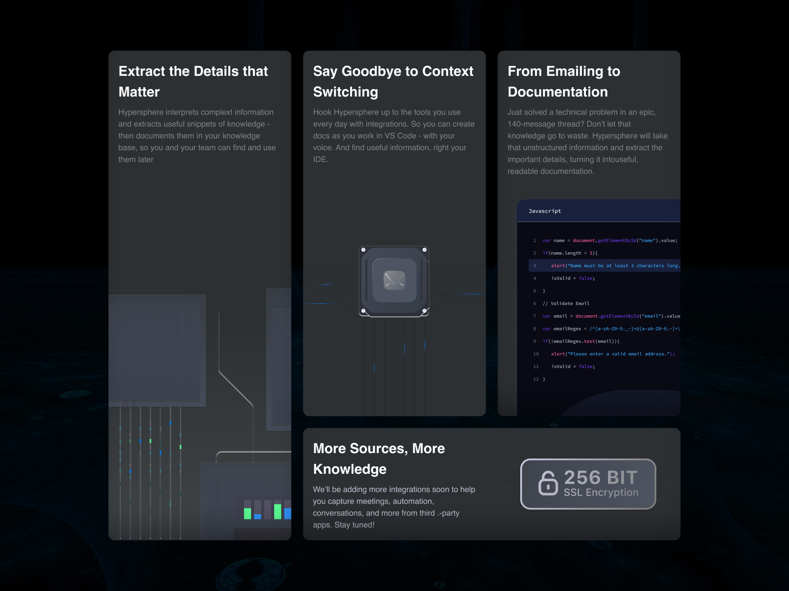 Hypersphere - email saas landing pages animation by Vektora UIUX for ...