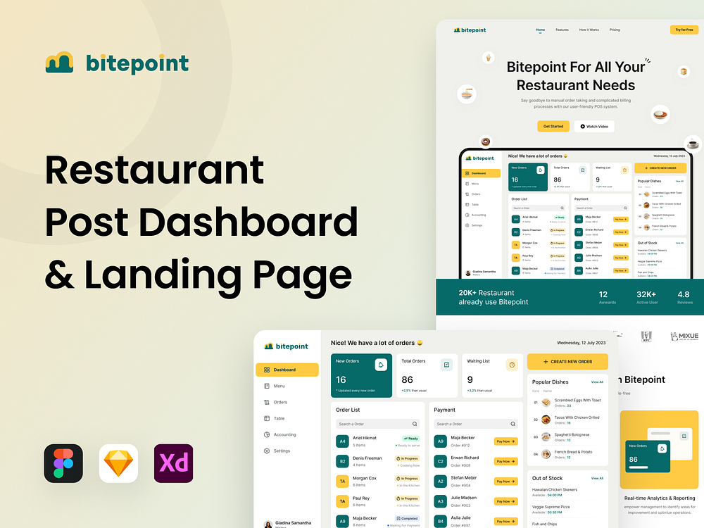 Restaurant Pos designs, themes, templates and downloadable graphic ...