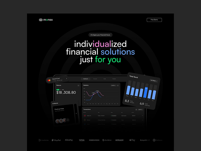 Browse thousands of Fintech Landing Page images for design inspiration ...