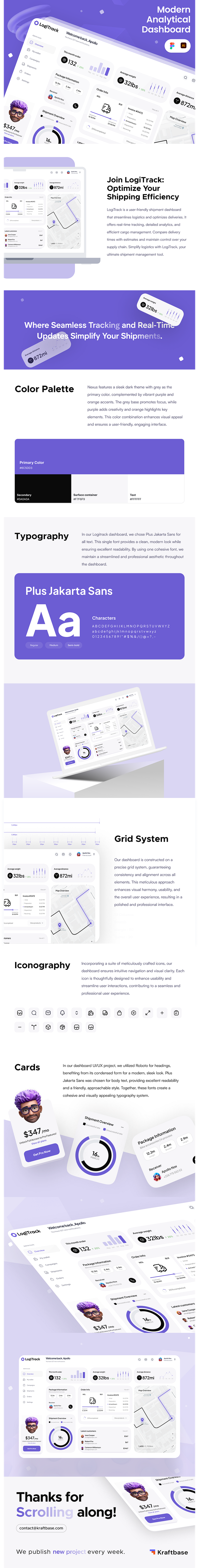 Shipment Management Dashboard | UI UX Case Study by kraftbase on Dribbble