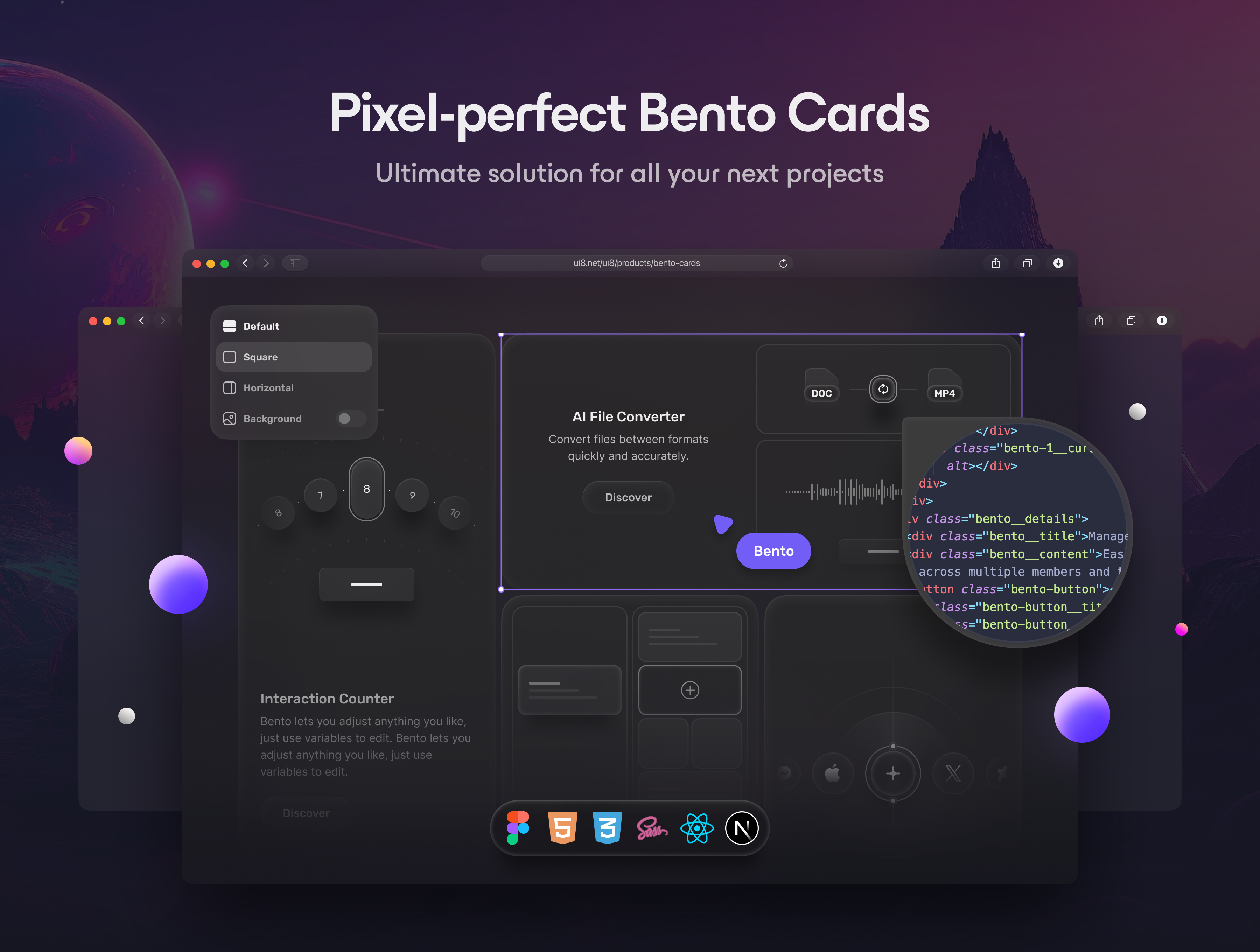 🍱 Bento Cards: Multipurpose – Coded Versions by Tran Mau Tri Tam for ...