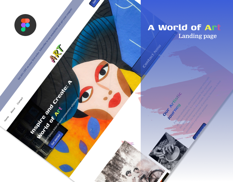 A World Of Art Inspiring Creativity Ui By Systazone Solution On Dribbble