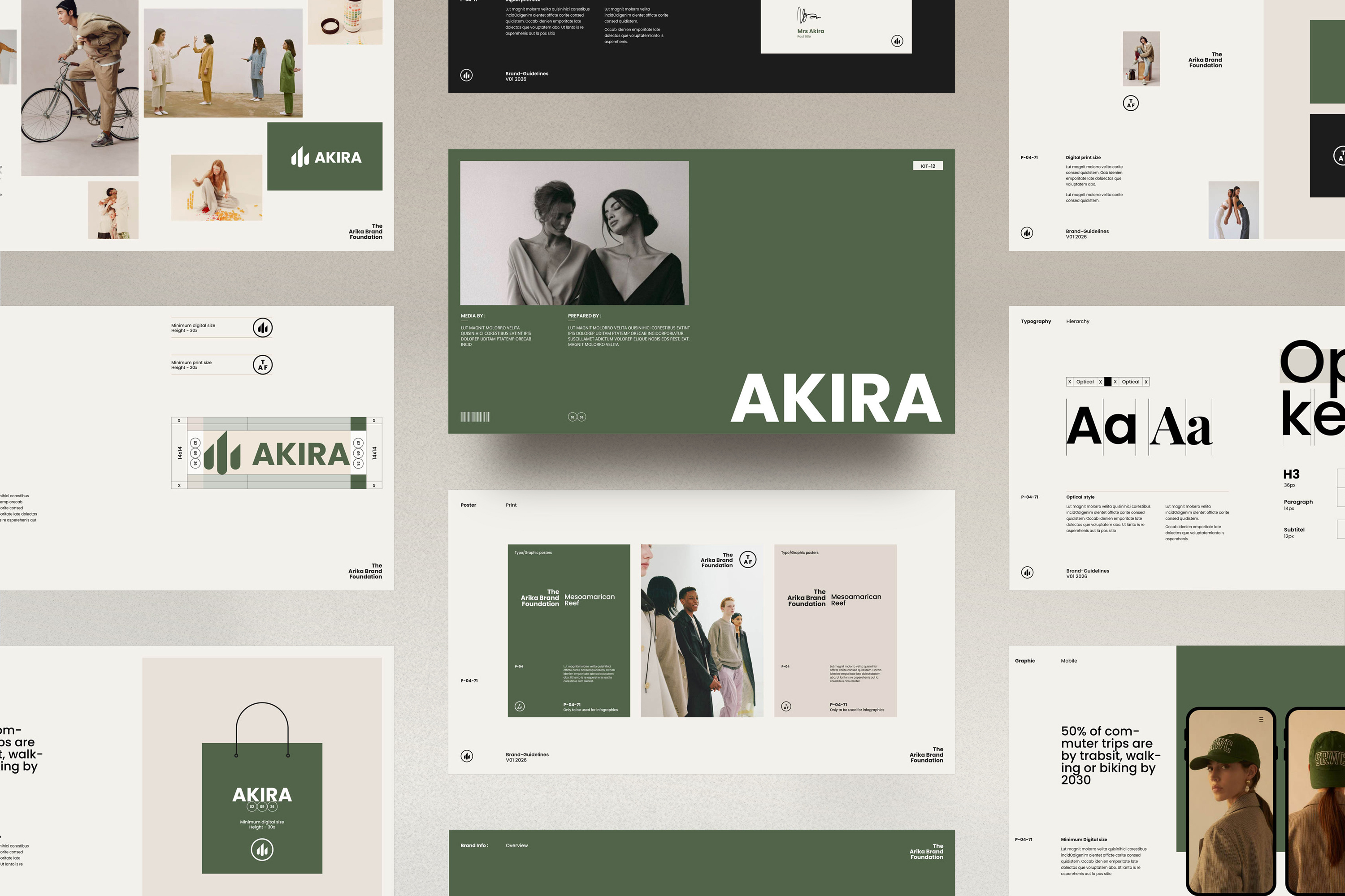 AKIRA | Brand Guidelines by Sandy-agency on Dribbble