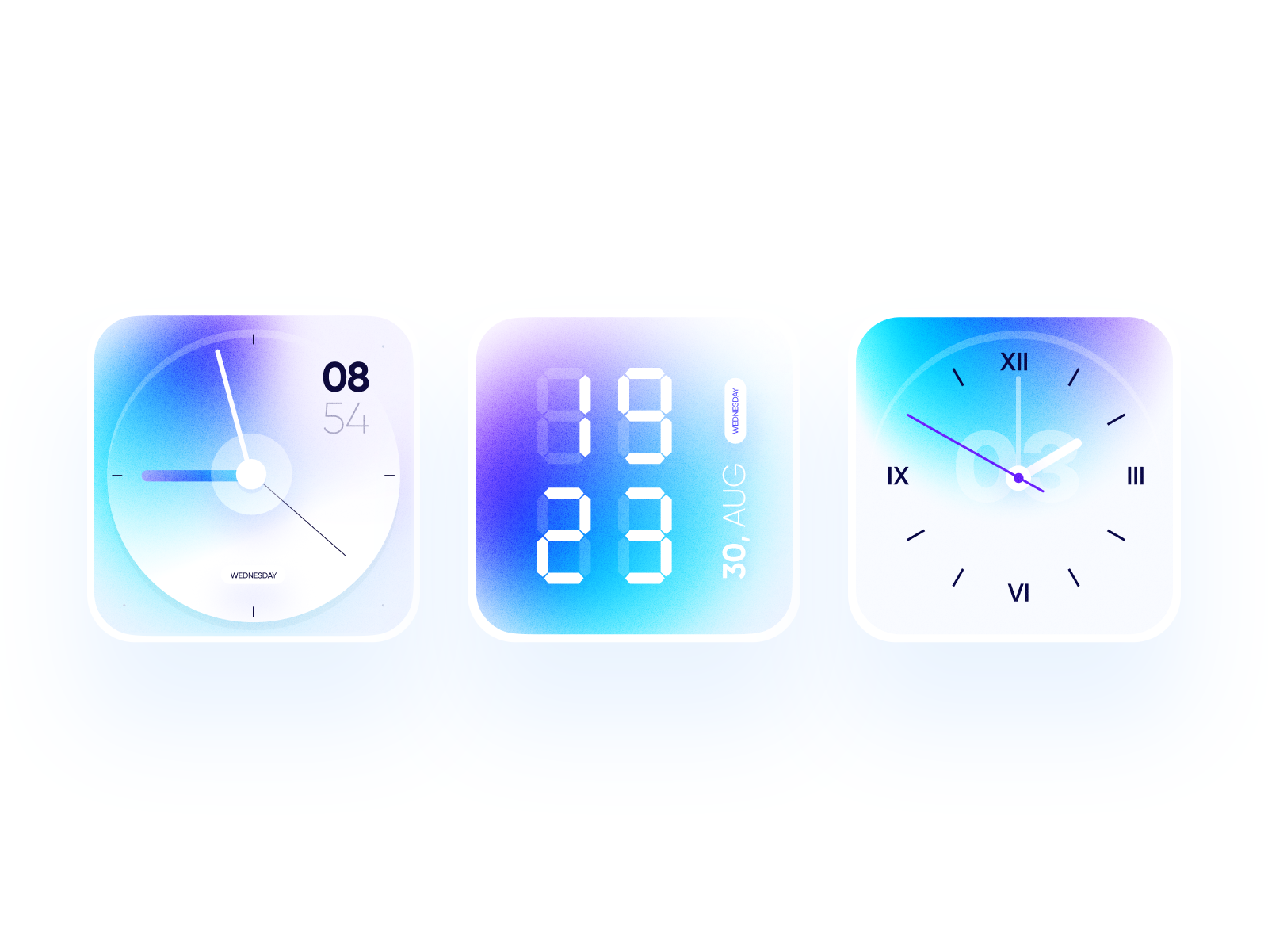 IOS Widgets - Colorful by Afshin T2Y for Piqo Studio on Dribbble