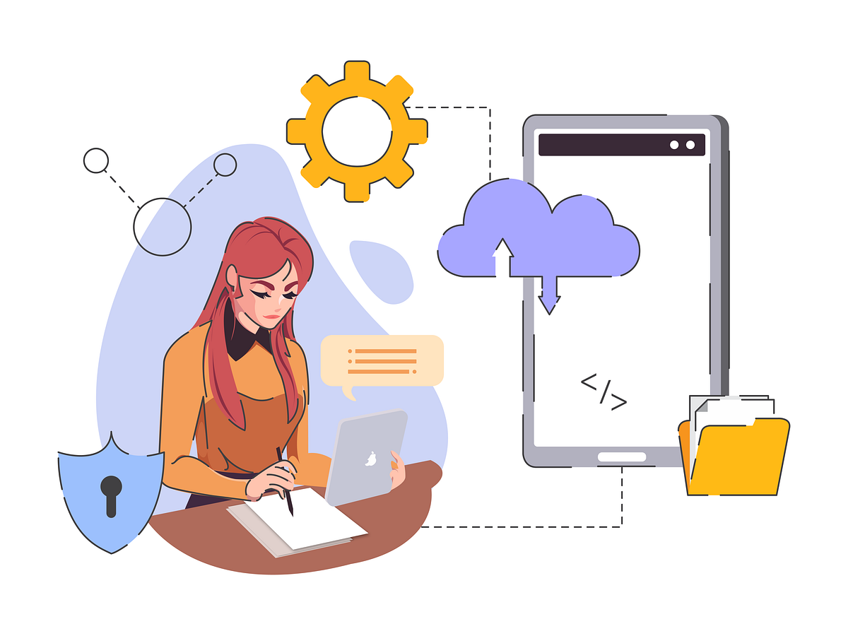 SAAS Illustration #4 by Kevin Lie for ItWorks Agency on Dribbble