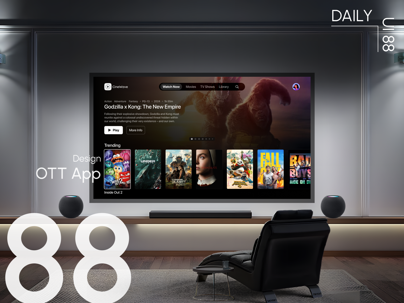 Day 88: OTT App by Benny on Dribbble