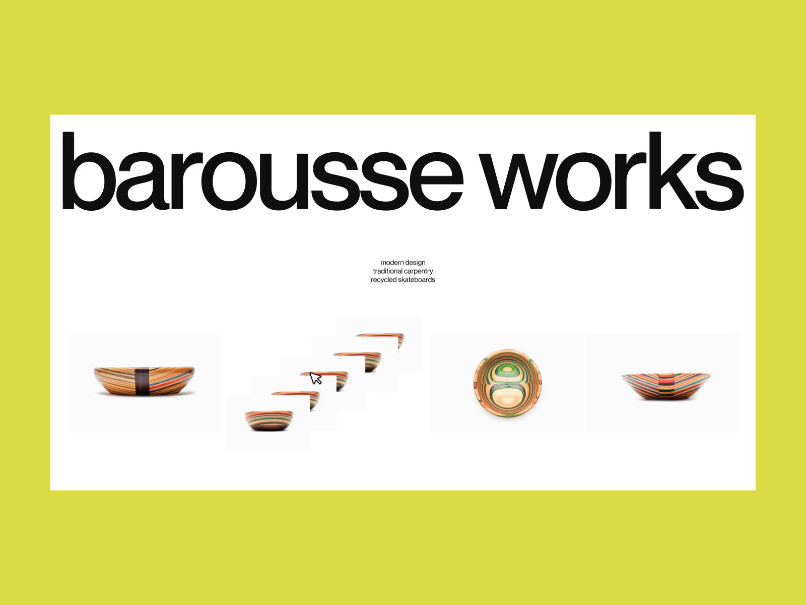 Barousse Works | Redesign concept by Evgeny UPROCK for UPROCK AGENCY on ...