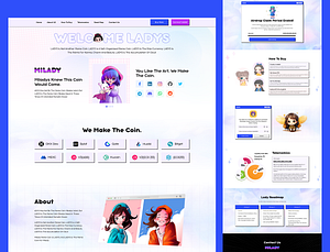 Milady Meme Coin HTML & Tailwind CSS Web Template by allclonescript on ...
