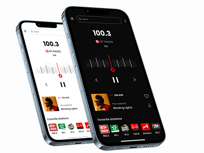 FM RADIO INTERFACE by Houda on Dribbble