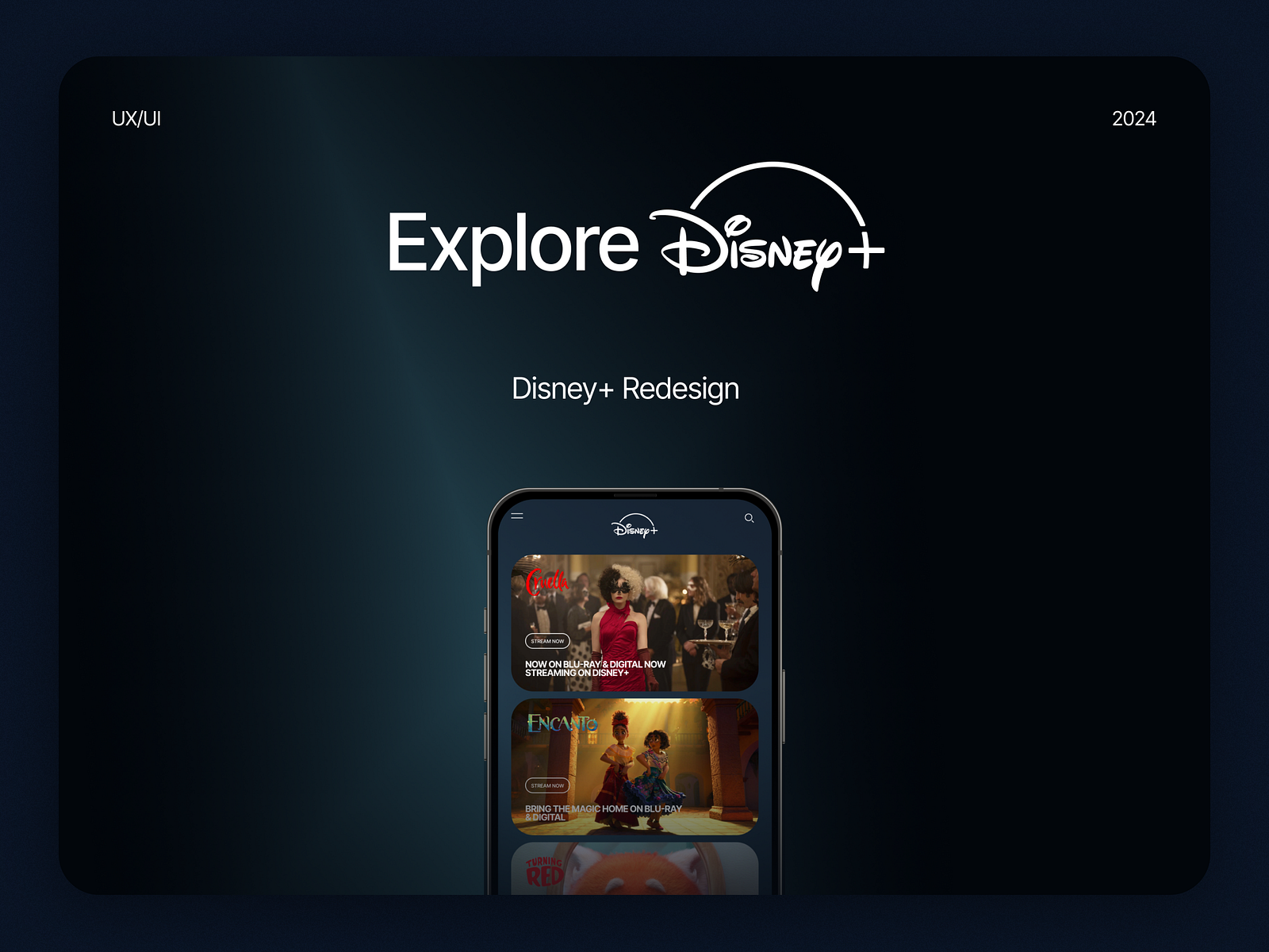 Disney+ | Redesign by Alexandra on Dribbble