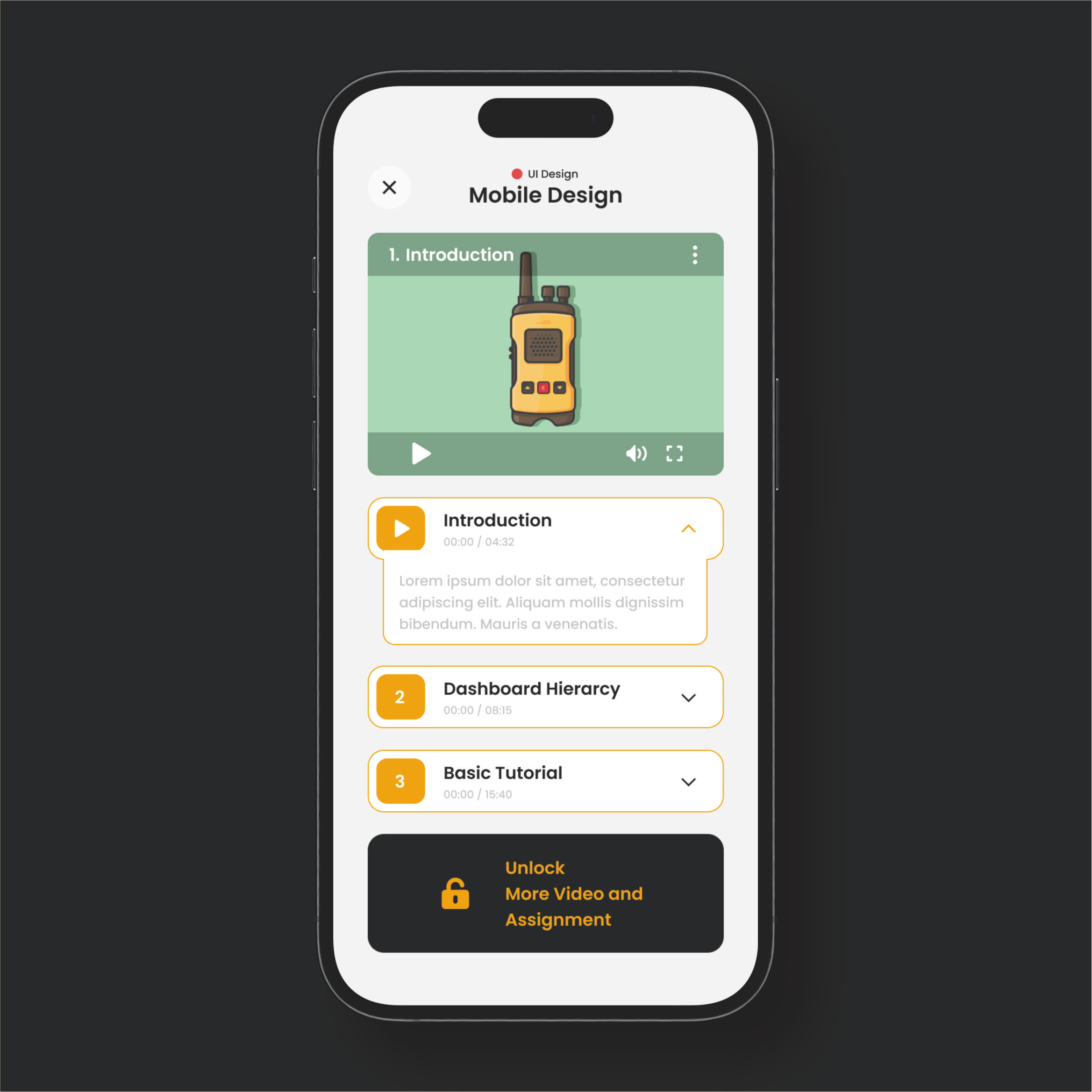 Mobile App - Online Class UI Design by Akbar Setyawan on Dribbble