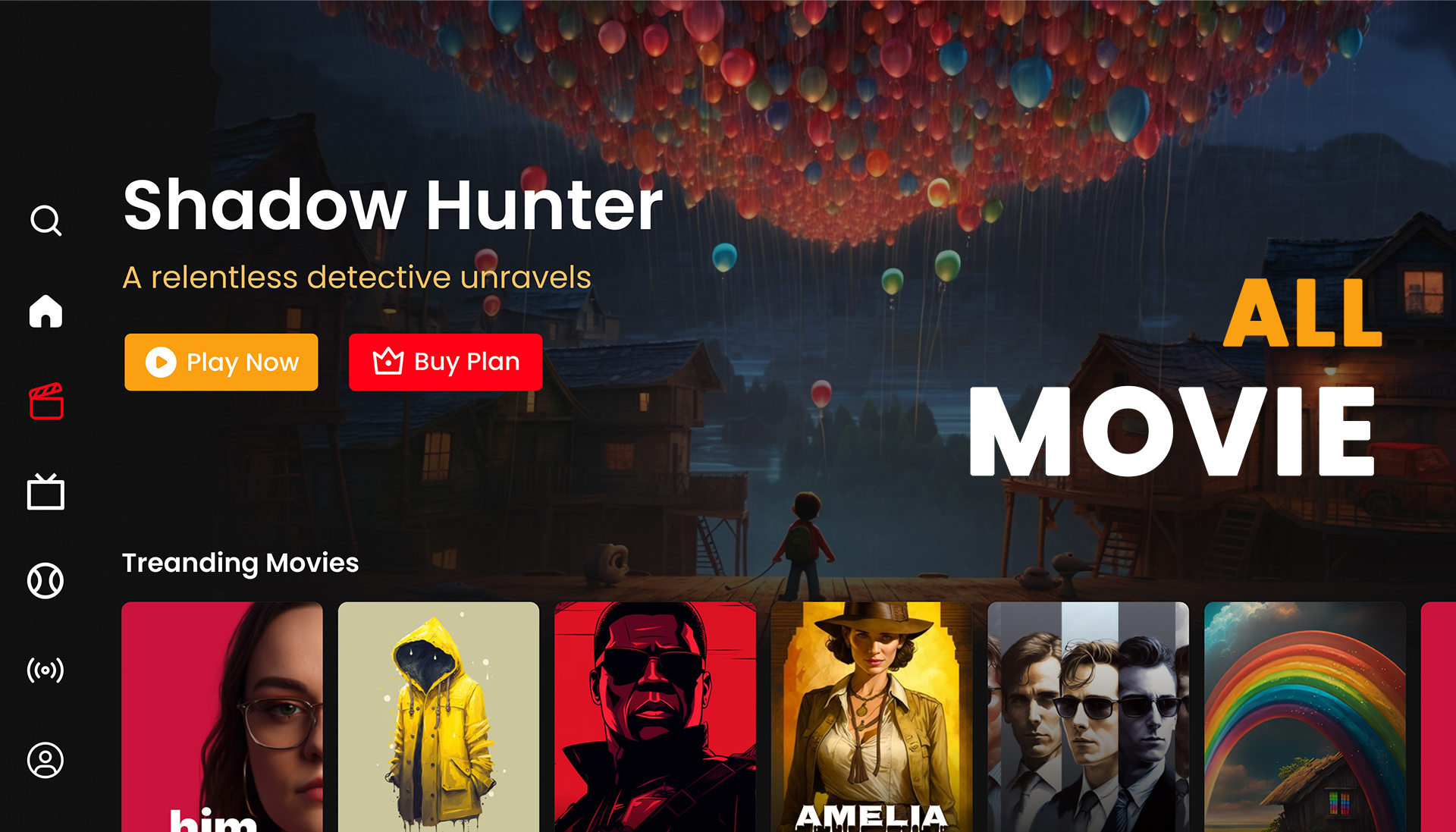 Android Smart TV App Design by VIAVIWEB | UI/UX Design | OTT App by ...